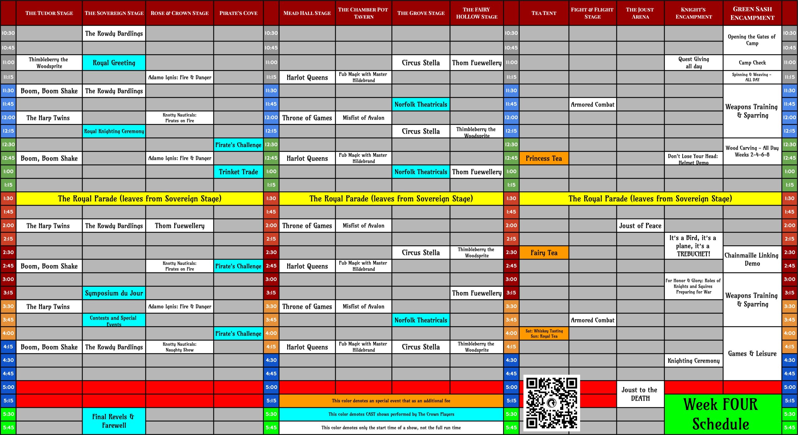 Map and Schedule – The Connecticut Renaissance Faire | Family Fun